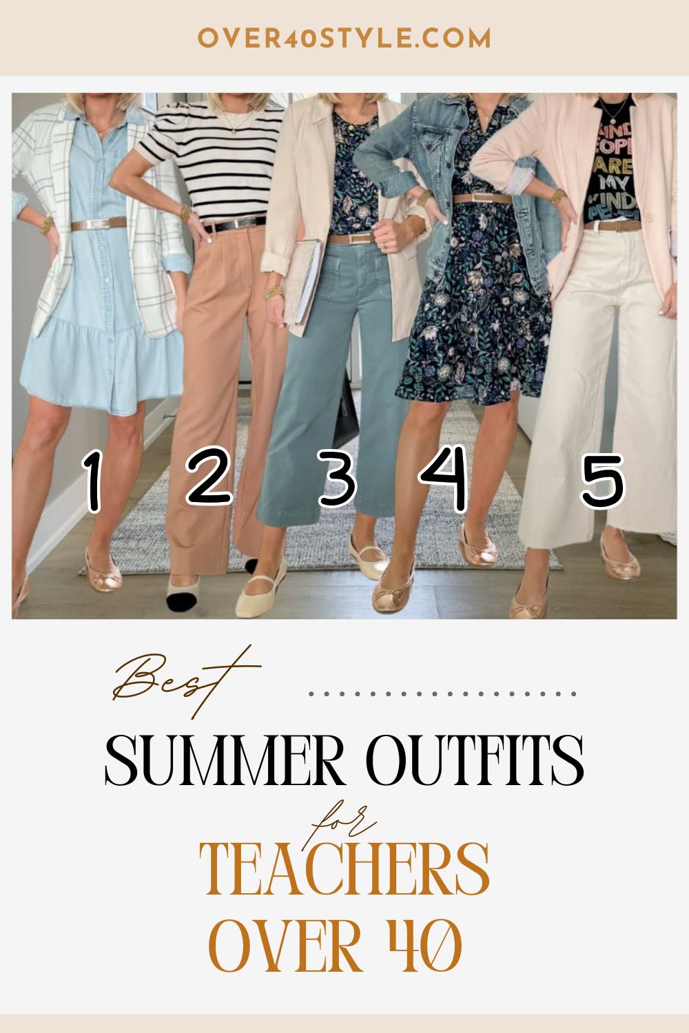 Teacher Outfits Over 40 That Actually Work for Hot Summer Days